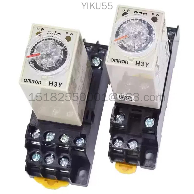 OMRON Small time relay H3Y-2 Power-on delay electronic timer switch 8-pin belt base | Shopee ...