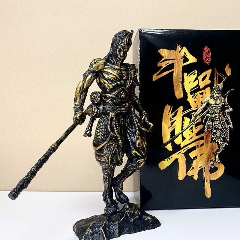New Hot Game Black Myth Wukong Action Figures Sun Wukong Black Monkey Golden Cudgel Model Toy ...
