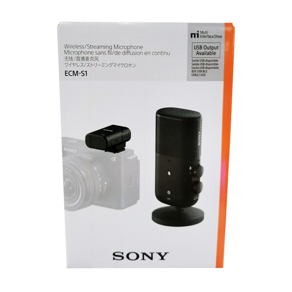 Sony ECM-S1 Wireless Streaming Microphone - USB-C / 3.5mm / Bluetooth 5 ...