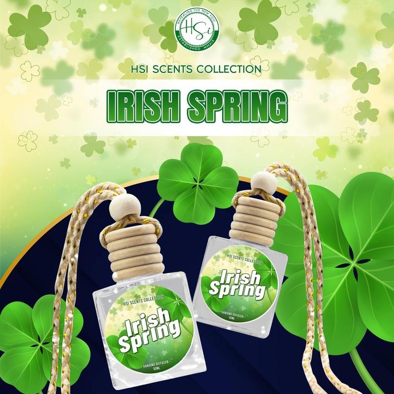 HSI Scents Collection IrishSpring Car & Room Hanging Diffuser 10ML ...