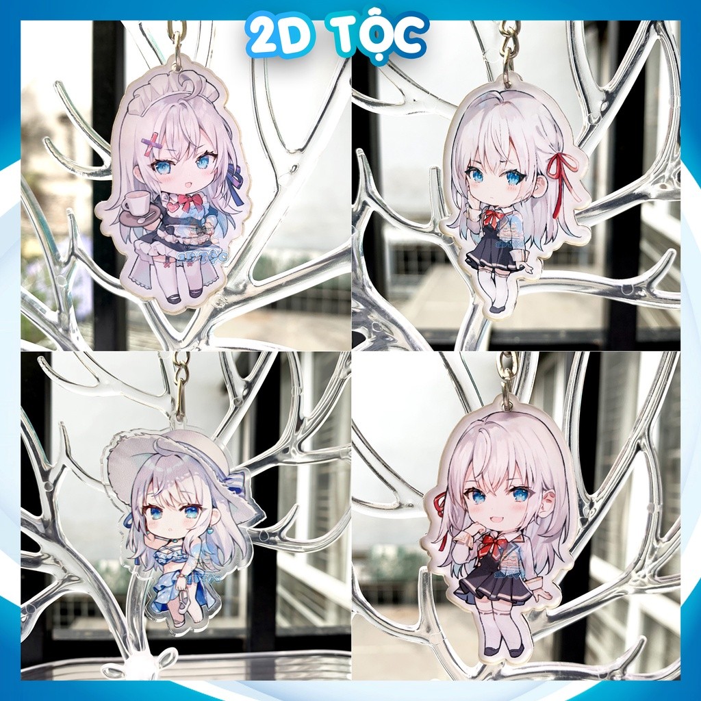 Transparent Mica Keychain with Sharp 2-Sided Print Anime Manga Arya ...