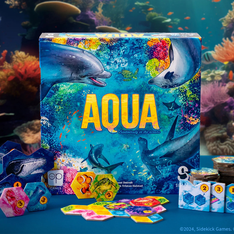 Aqua Board Game Fun Strategy Game for Adults and Family | Thematic ...