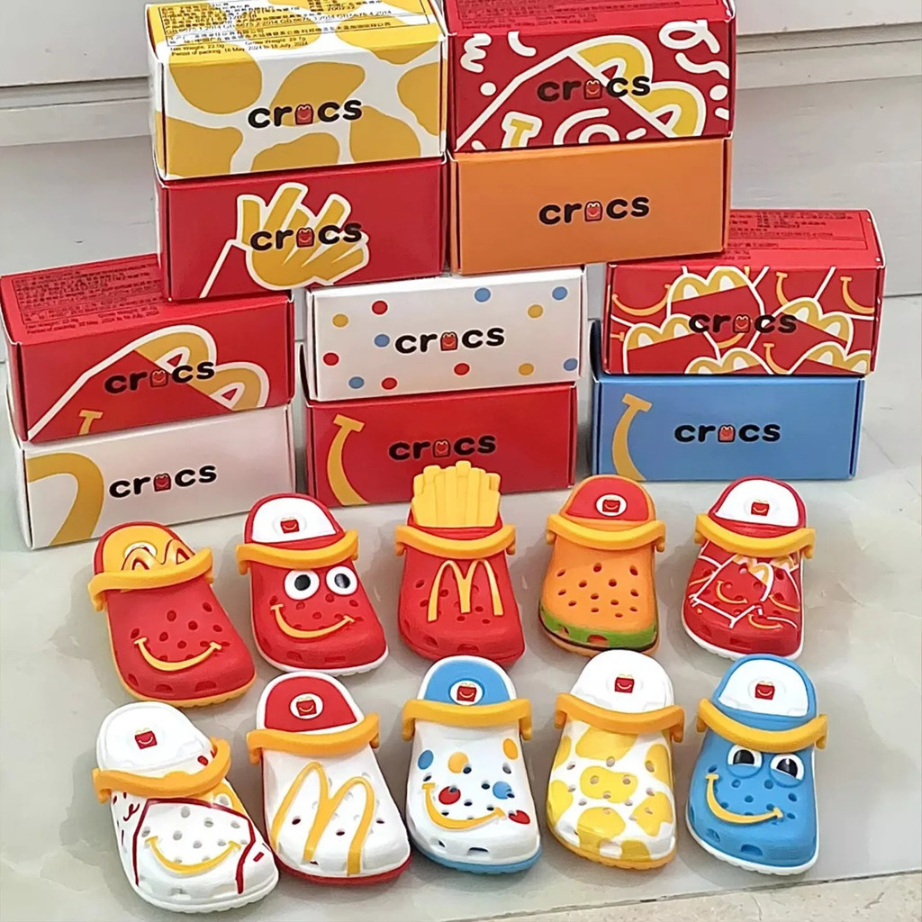 2024 Mcdo Crocs Keychain Crocs Slipper Pendant Keychain McDonald's ...