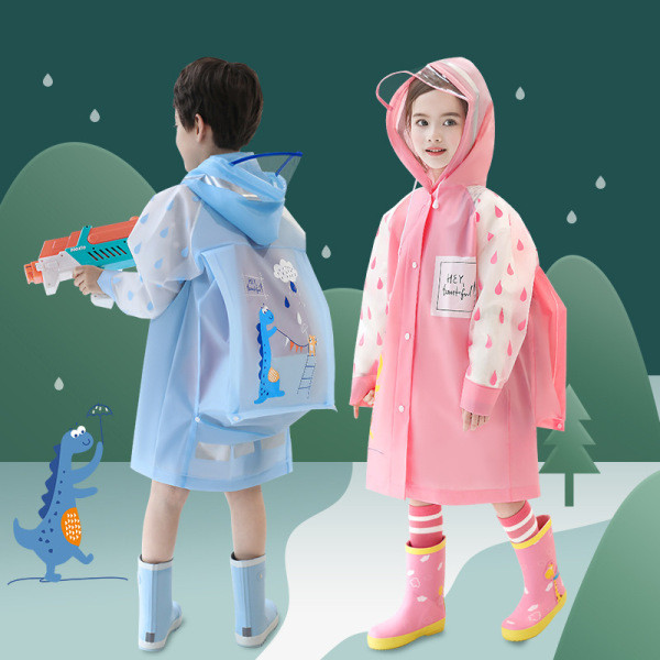 kapote for kids kapote makapal kapote rain coat makapal Fashion Kids Raincoat EVA Boys Girls ...
