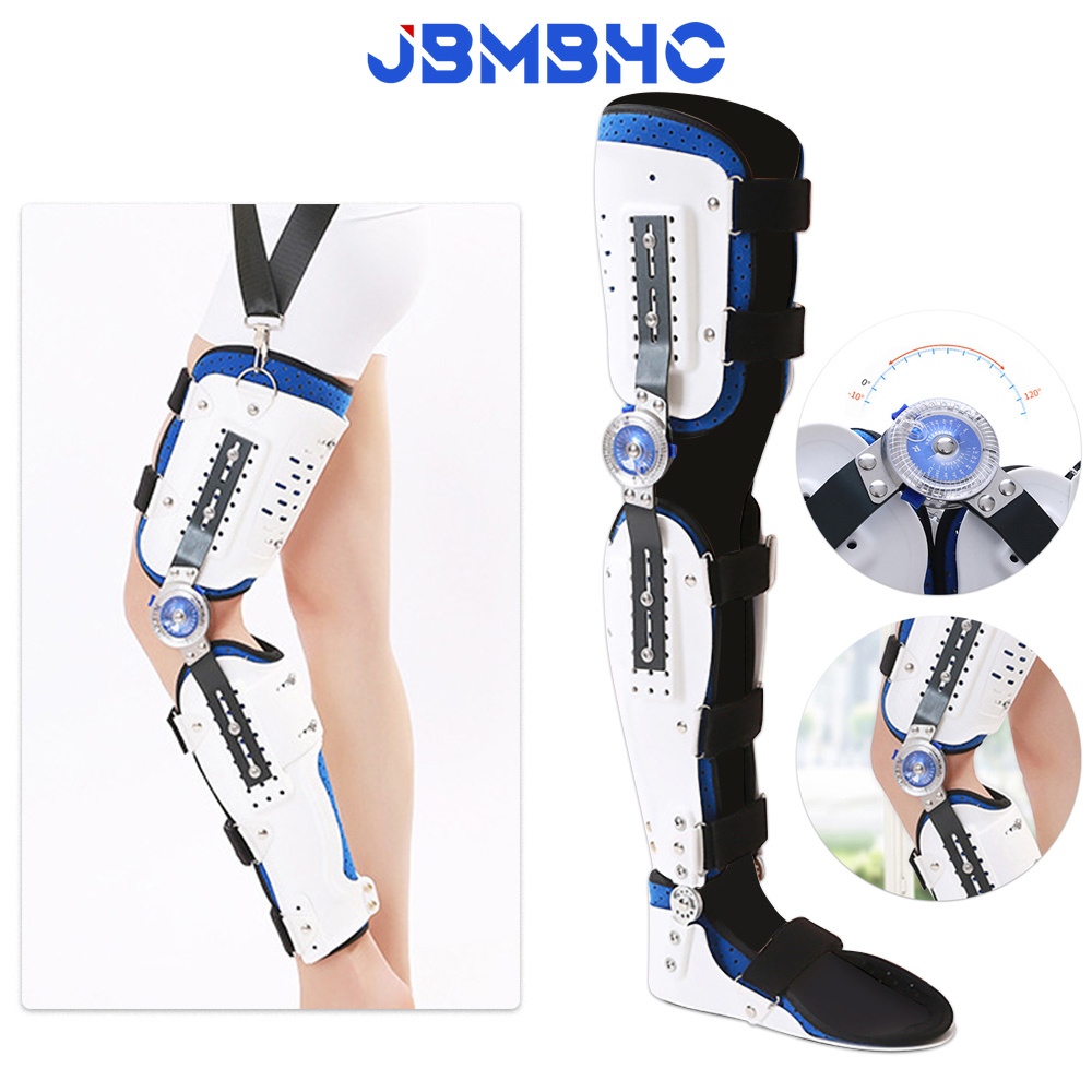 Leg Ankle Joint Fixator Brace Adjustable Angle Protector for Leg Ankle ...