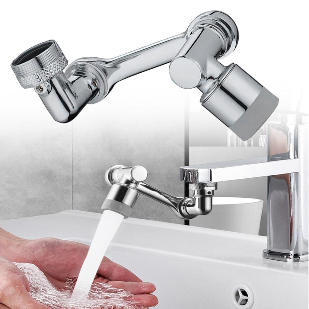 Universal Rotation Faucet Extender Sprayer Head Kitchen Robot Arm ...