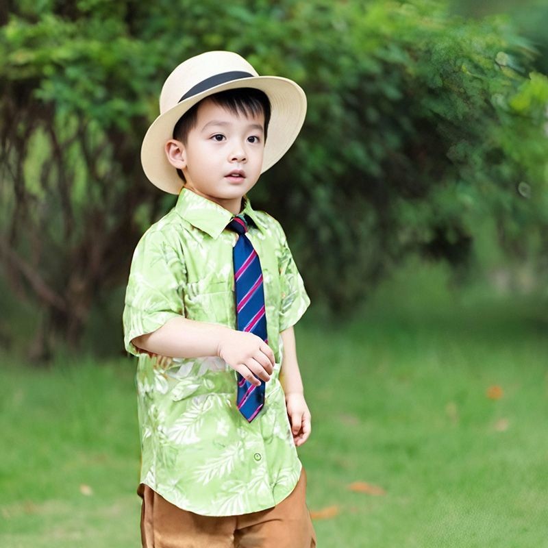 Zootopia Nick Fox cos clothing children boys short-sleeved p疯狂动物城尼克狐狸 ...