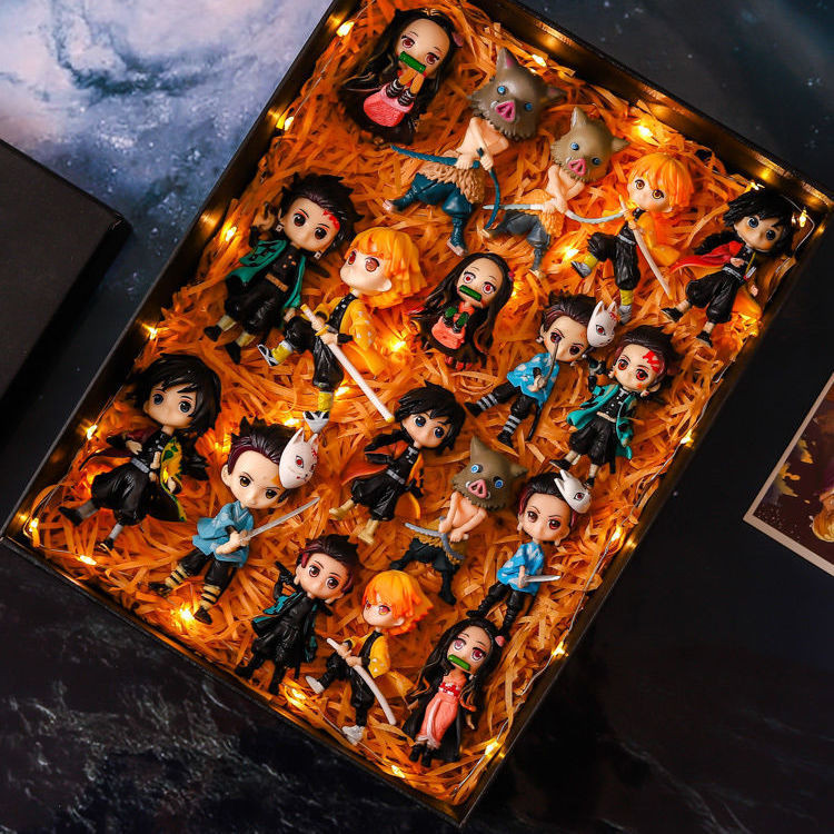 Kimetsu No Yaiba Hand-Made Full Set Birthday Gift Nezuko Stove Door Tanjirou My Wife Shan Yi ...