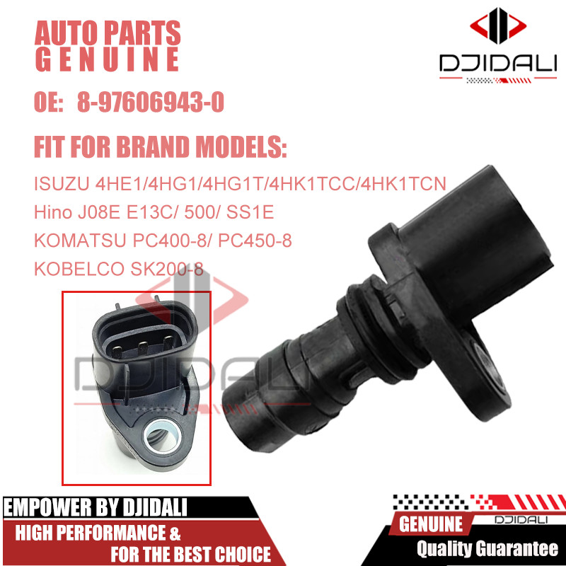 Crank Crankshaft Position Sensor for Isuzu 4HK1 6HK1 Hino KOMATSU ...