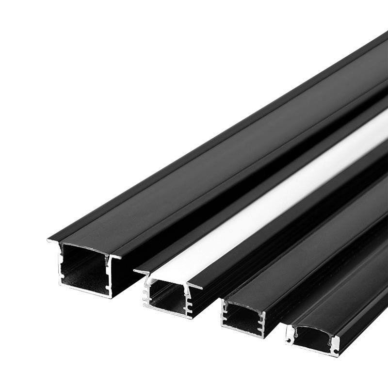 15mm*9mm Accessories 2pcs 1mEach BlackLED linear light trough aluminum ...