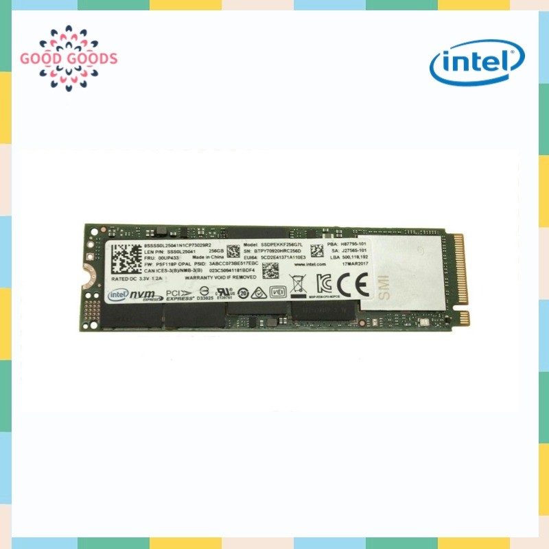 Intel Pro 6000P Series M.2 2280 256GB 360GB PCIe 3.0 x4 (NVME) 3D1 TLC ...