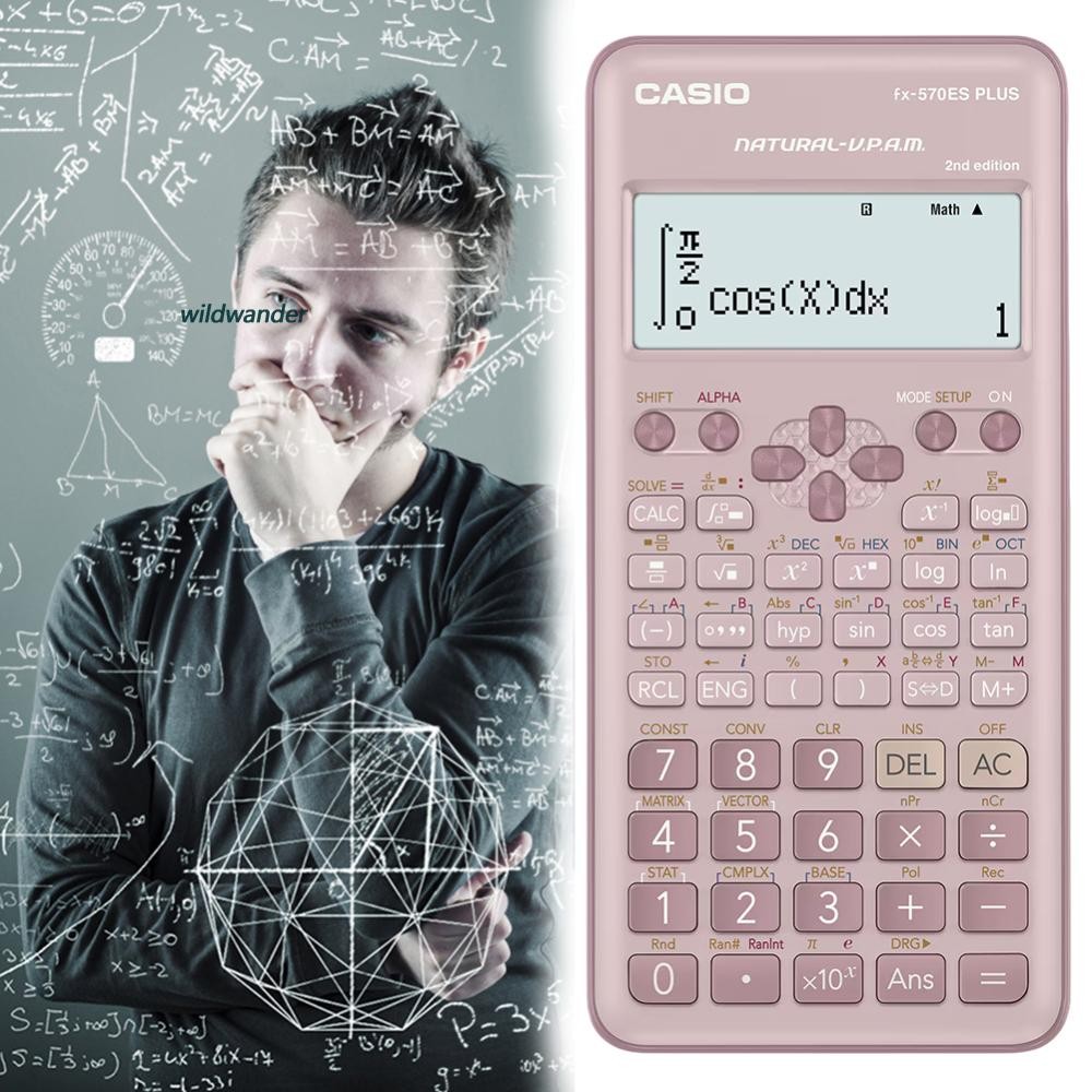 Pink Graphing Calculator Large Screen for Students in Middle/High ...