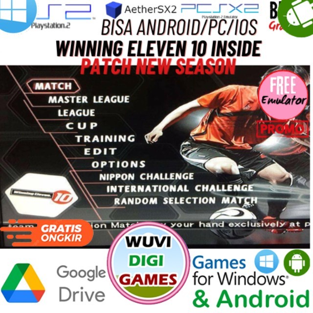 Selling New Season PS2 Winning Eleven 10 Patches | Can be used on PC / Android / IOS Plus ...