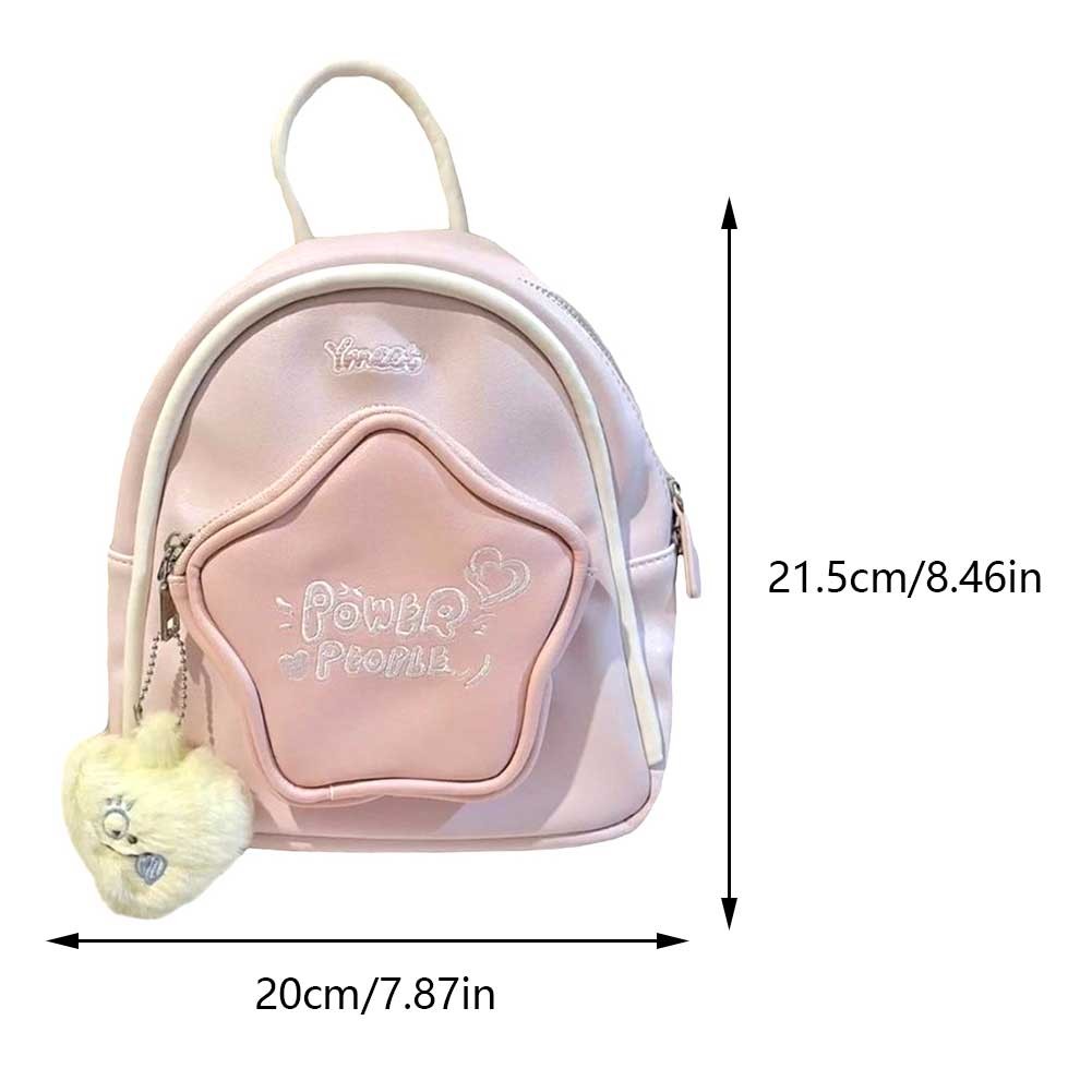 Cute Star Y2K Aesthetic Mini Backpack Designer School for Girls Bag ...