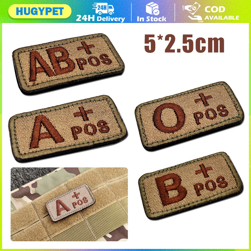 3D Blood Group Badge Patch A+ B+ AB+ O+ OPS Emblem Clothes Backpack Badges Patches Adhesive ...