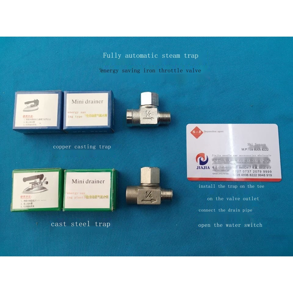 COD☆Free Shipping Automatic Steam Trap Iron Throttle Valve Steel Cast ...