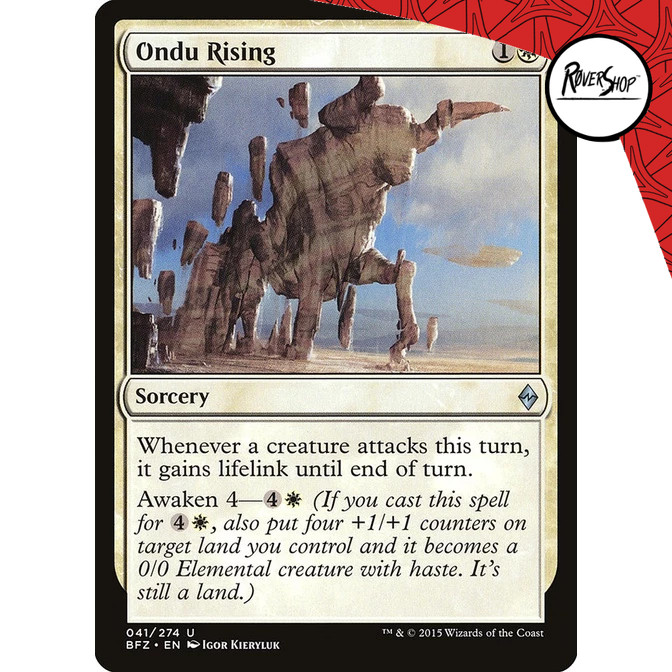 Magic The Gathering Card : Ondu Rising | Shopee Philippines