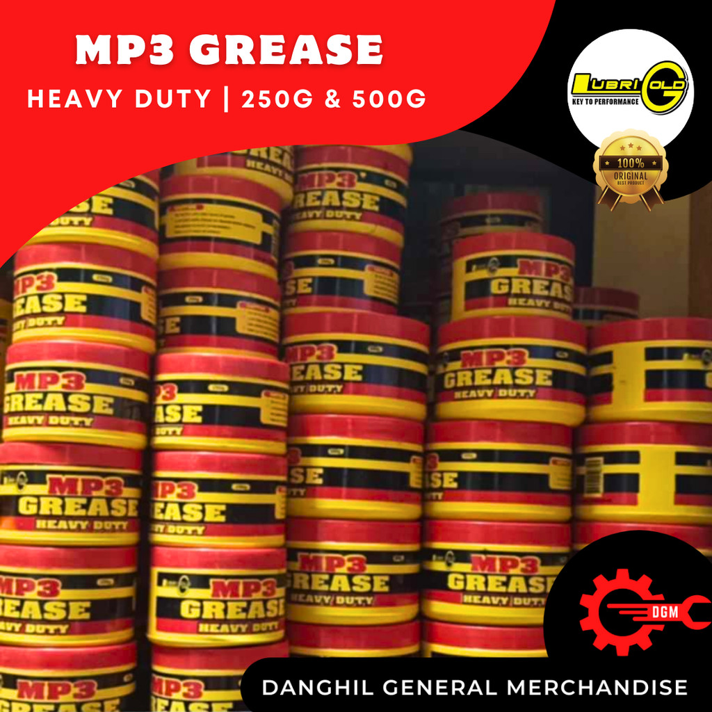LUBRIGOLD MP3 Grease Heavy Duty | 250g & 500g | Shopee Philippines