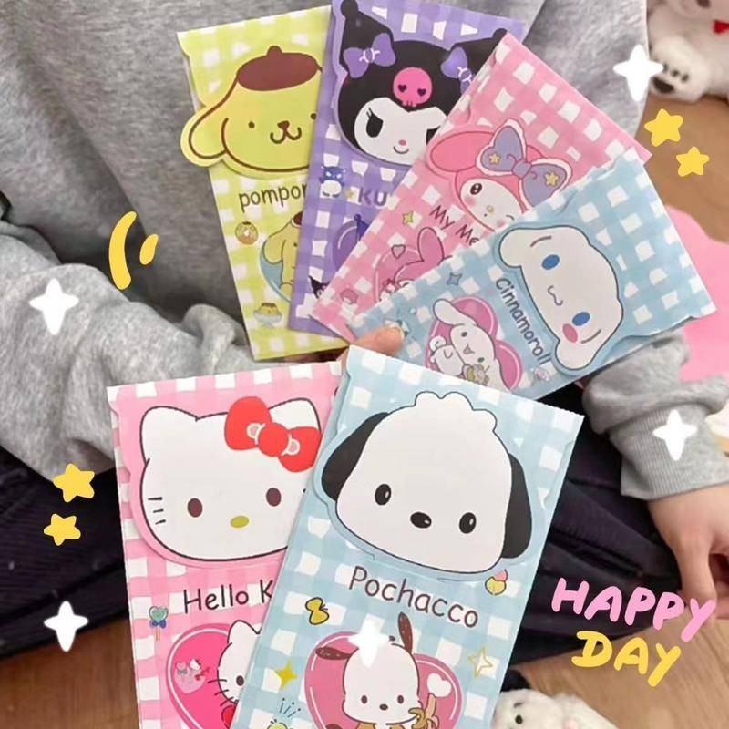 4Pcs/Set 2025 Sanrio Chinese New Year Red Envelopes kuromi mymelody ...