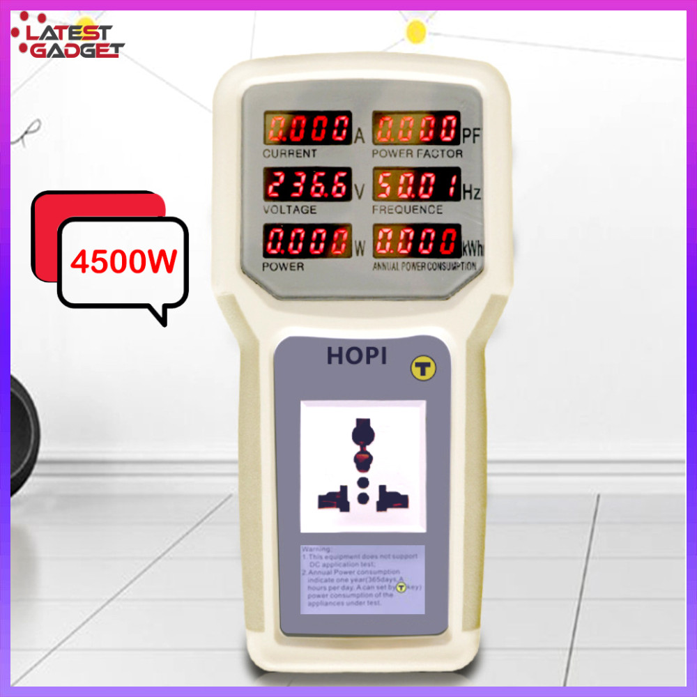 LatestGadget HOPI Industrial Handheld Tester 4500W Accuracy Power ...
