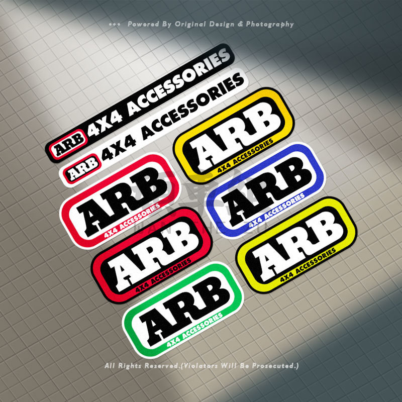 Arb 4x4 Off-Road Reflective Car Sticker Differential Lock Bumper ...