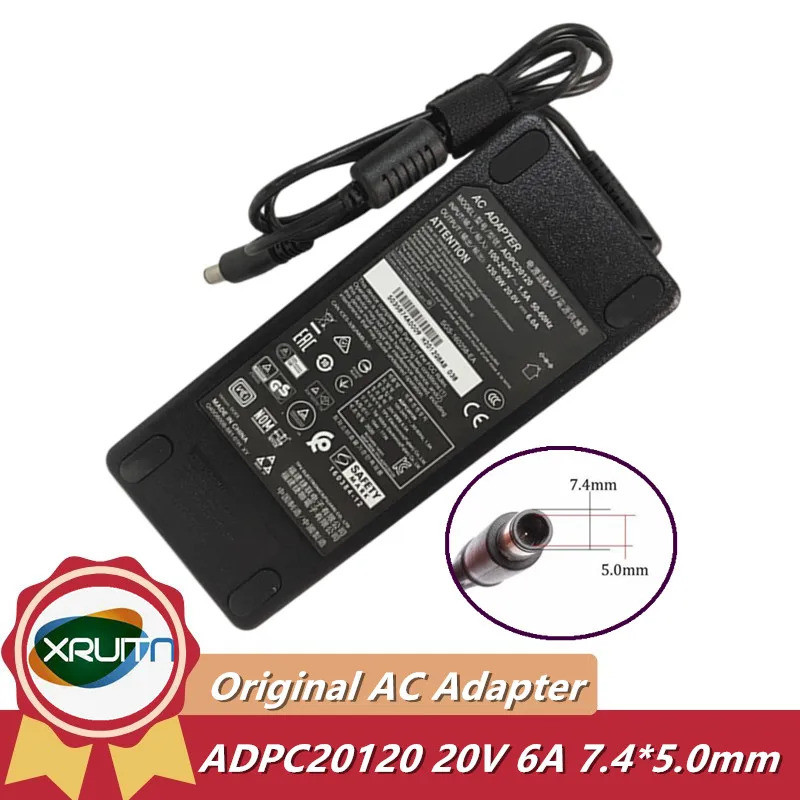 Original ADPC20120 20V 6A 120W AC Power Adapter for AOC AG322QC4 Curved ...