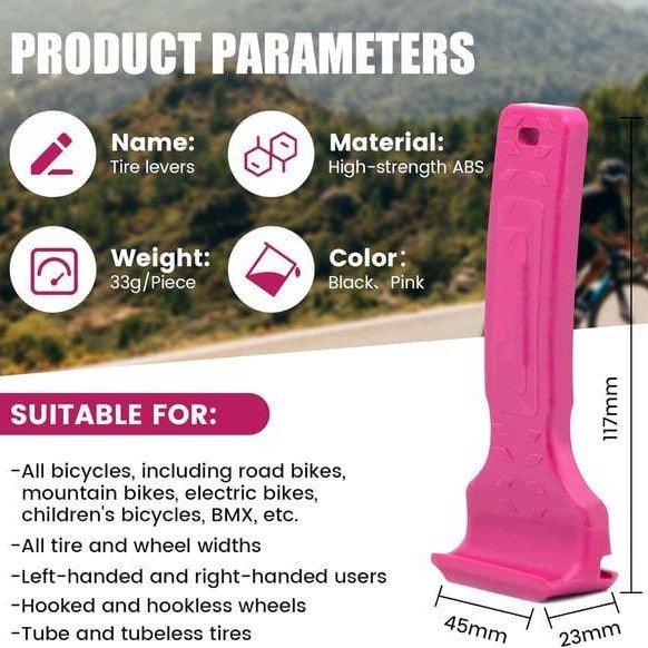 OUCV 2-in-1 + Bicycle + Tyre + Lever + Crowbar Road Bike Tire Repair ...