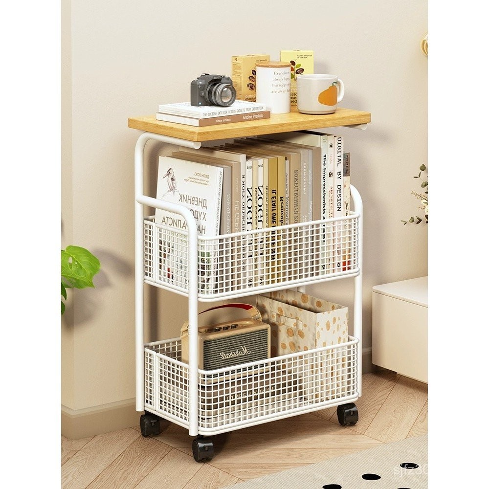 Storage Cabinet Office Small Trolley Shelf Workstation Book Desk ...