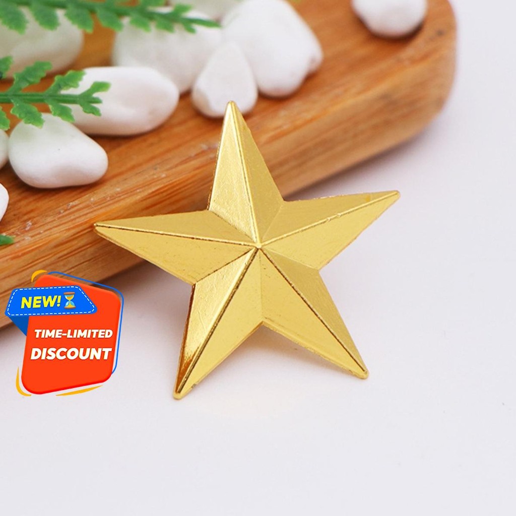 1pc Best Star-shaped Lapel Pin Unisex Five-pointed Star Brooch Badge ...