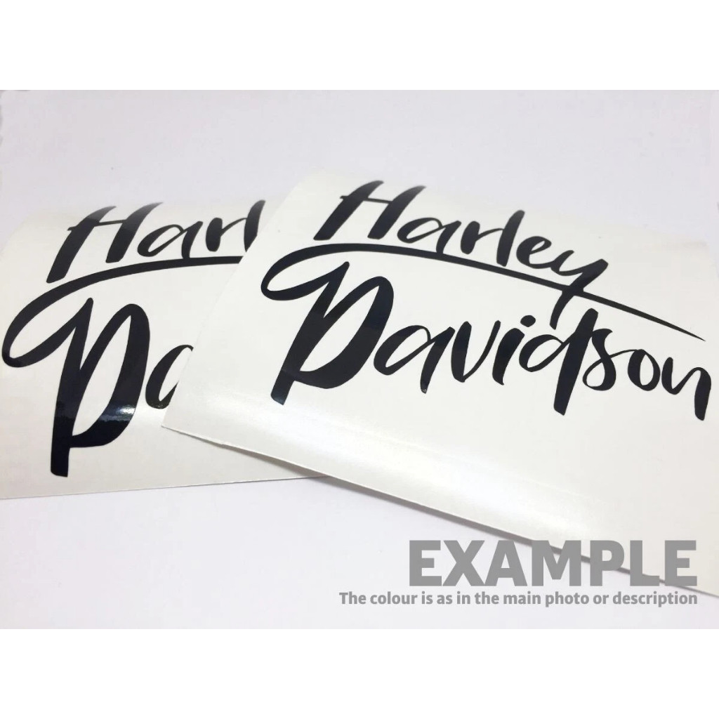Harley Davidson Signature Text Style Fit Caferacer Bobber Waterproof ...