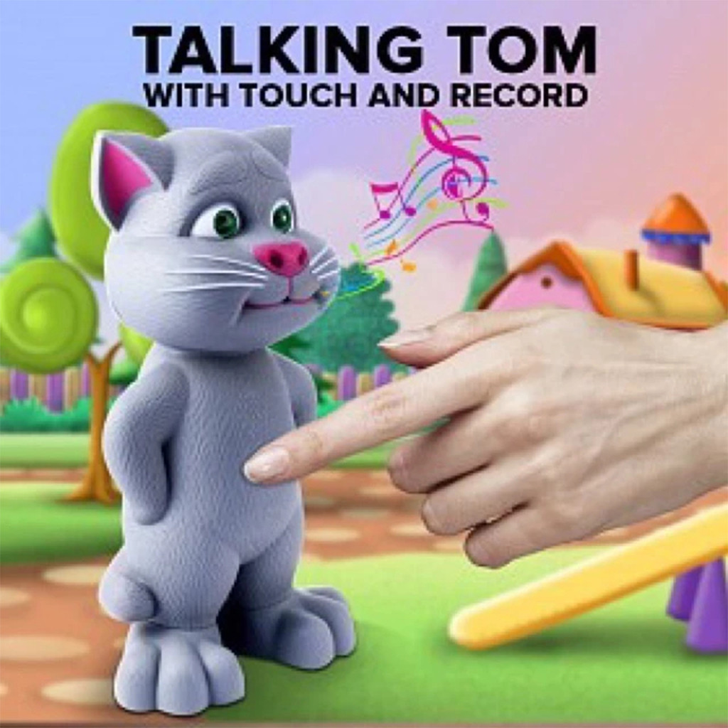Talking Tom Toy AI Touch Talking Tom Cat Record Sounds Kids Toy Can ...