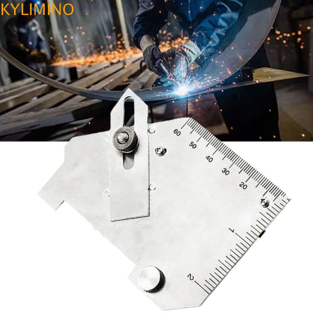 KYLIMINO Cam Type Weld Inspection Ruler, Inch/mm Adjustable Fillet Weld ...