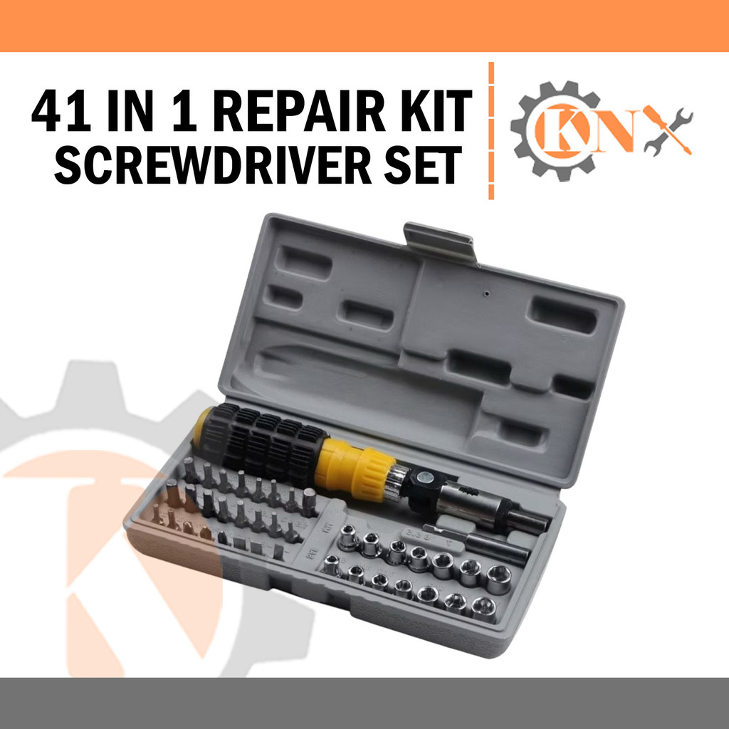 Super Tools Screwdriver Set 41-in-1 Home Repair Kit Demolition ...