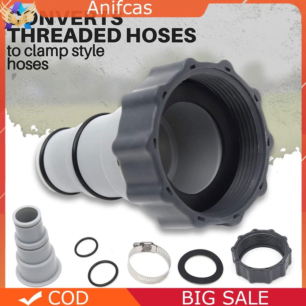 Threaded To Clamp Style Hose Adapter for Intex Pool with 1.5 and 1.25 ...