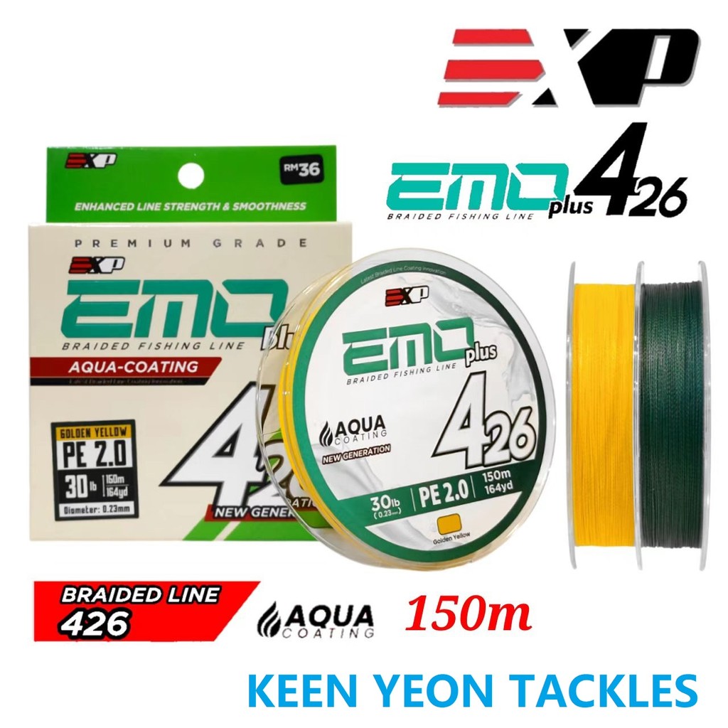 TALI PANCING EXP EMO PLUS 426 BRAIDED FISHING LINE 150m (164yd ...