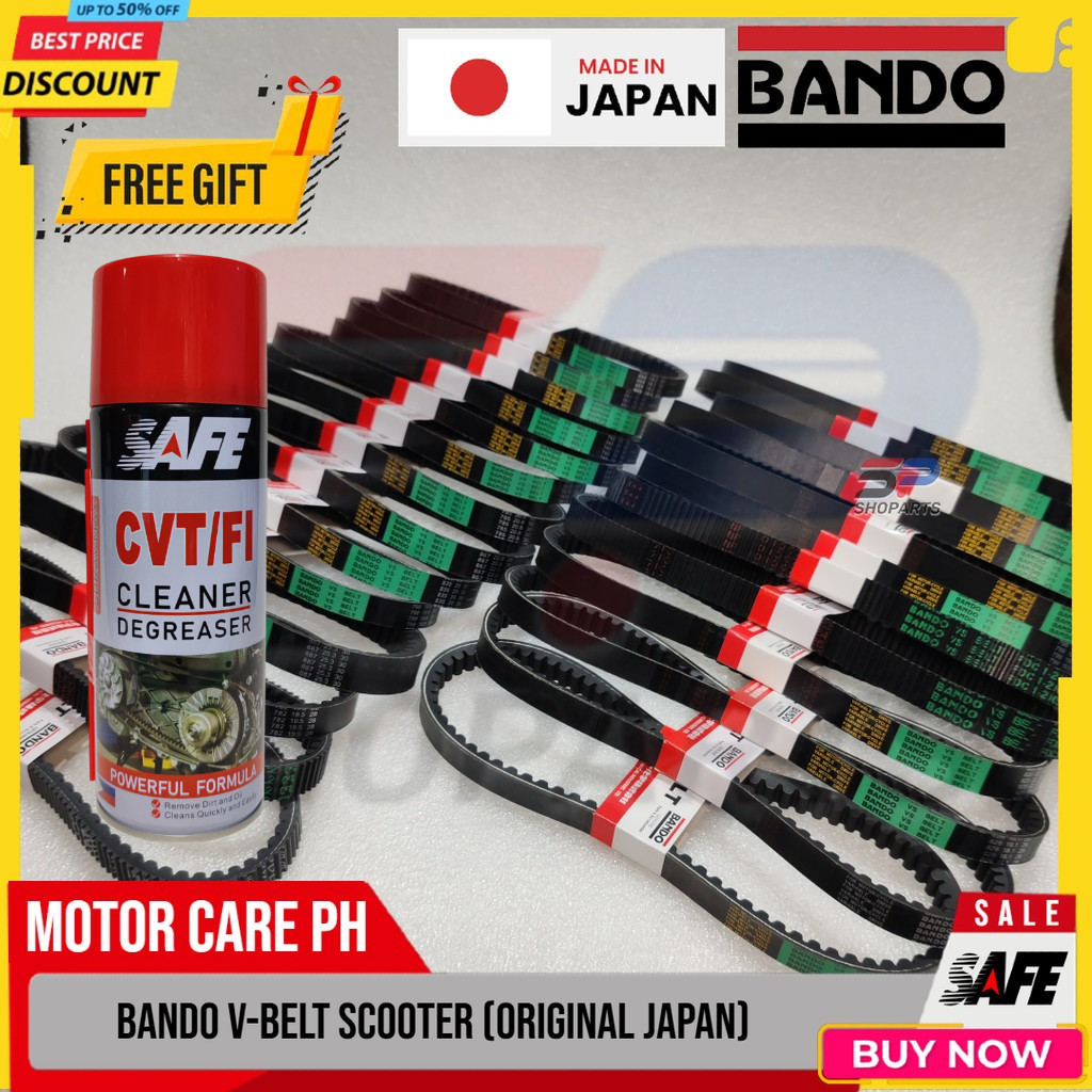 BANDO JAPAN V-BELT for MOTORCYCLE SCOOTERS [ORIGINAL BANDO JAPAN ...