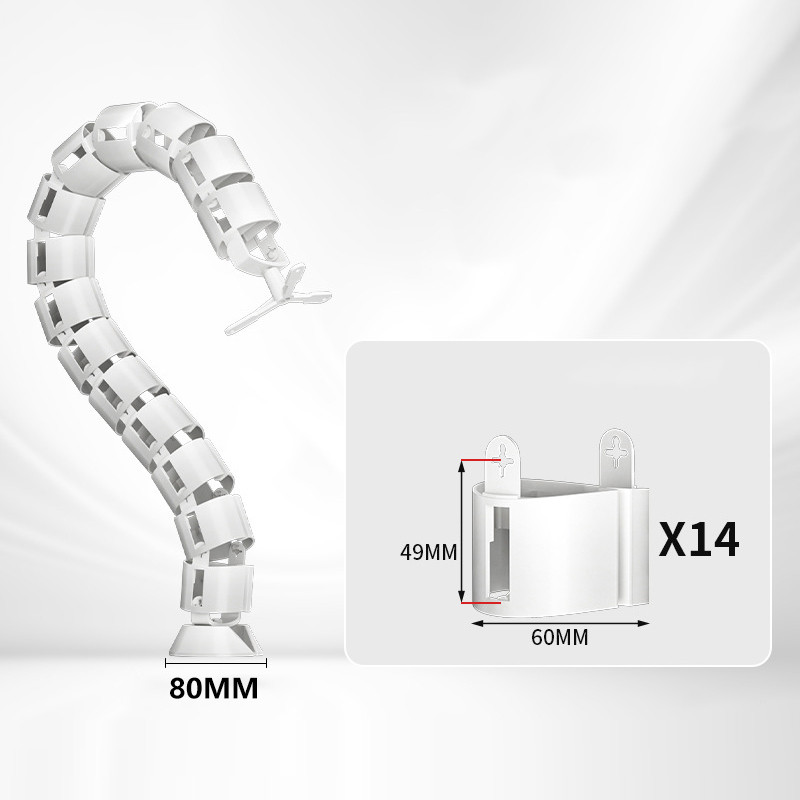 Pro Wire Spine Cable Spine 80CM Under Desk Cable Tray Wire Management ...