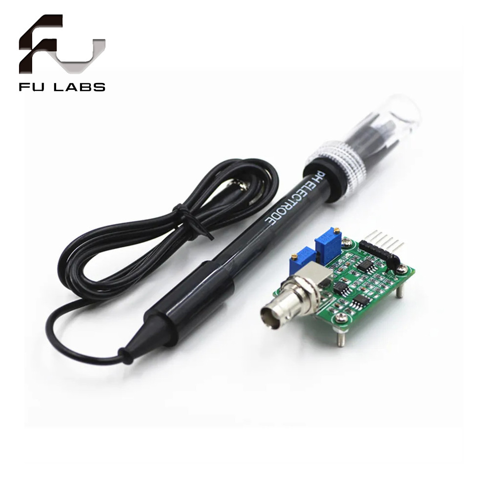 1pcs Liquid PH Value Detection detect Sensor Module Monitoring Control Board For Arduino BNC ...