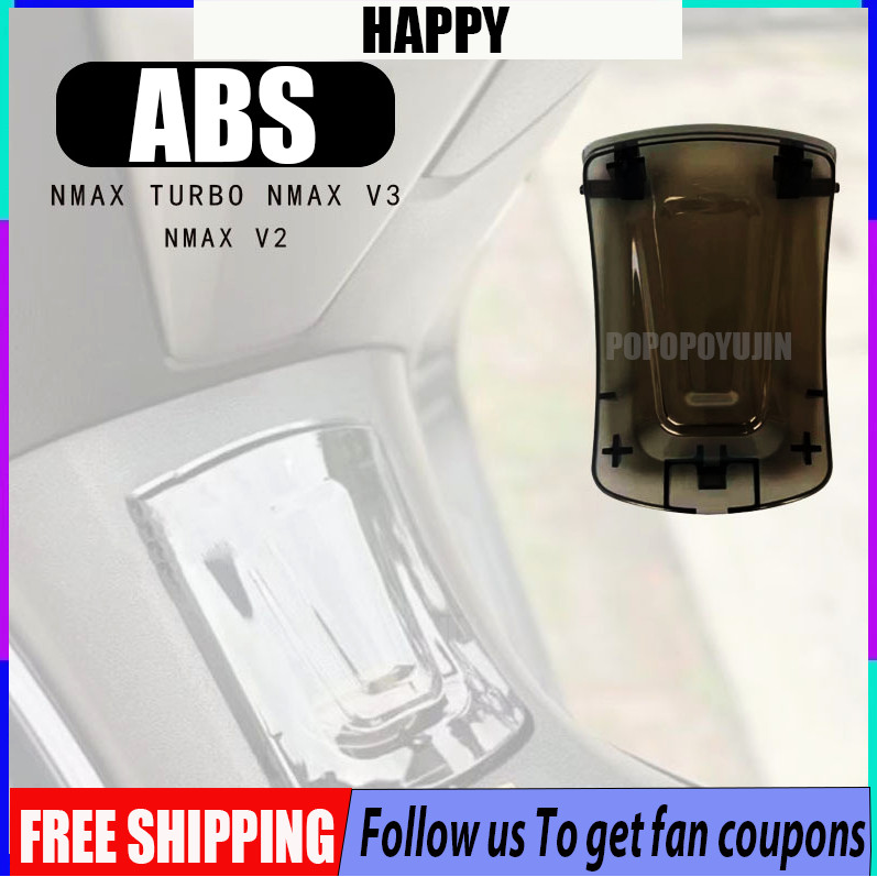 Yamaha NMAX V2 & Aerox V2 Transparent Carbon ABS Plastic Gas Tank Cover ...