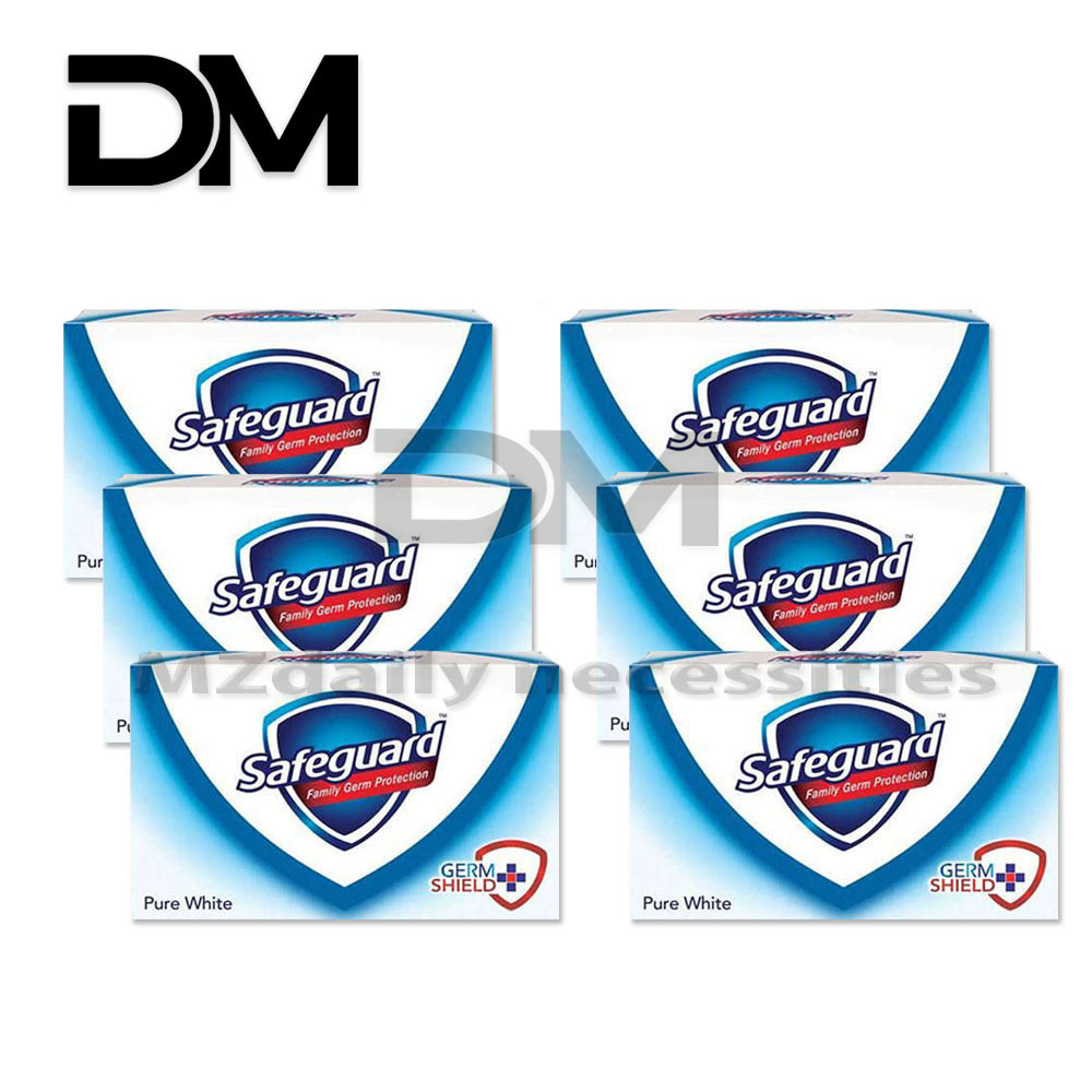 DM ( SET OF 6 ) Safeguard Pure White Soap 135g | Shopee Philippines