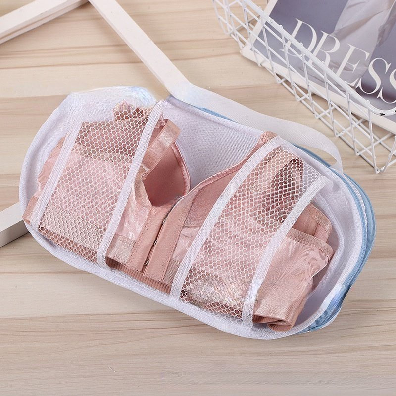 Mesh Laundry Bag Bra Washing Bag Protection Underwear Travel Organizer ...