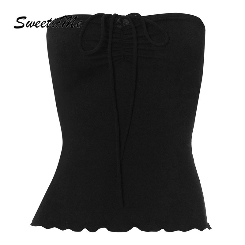 SweeticMe Women's New Fashion Crinkle Slim Fit All Match Causal Solid ...