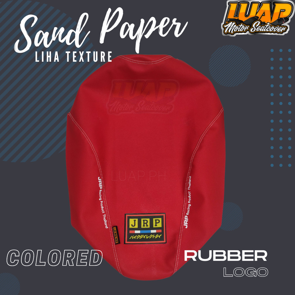 JRP sandpaper Red Rubber Logo Waterproof Thailand Motor Seat Cover ...