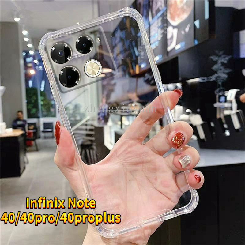Shockproof Clear Casing For Infinix Note40X 5G Note40 Pro 40pro 4G 2024 ...