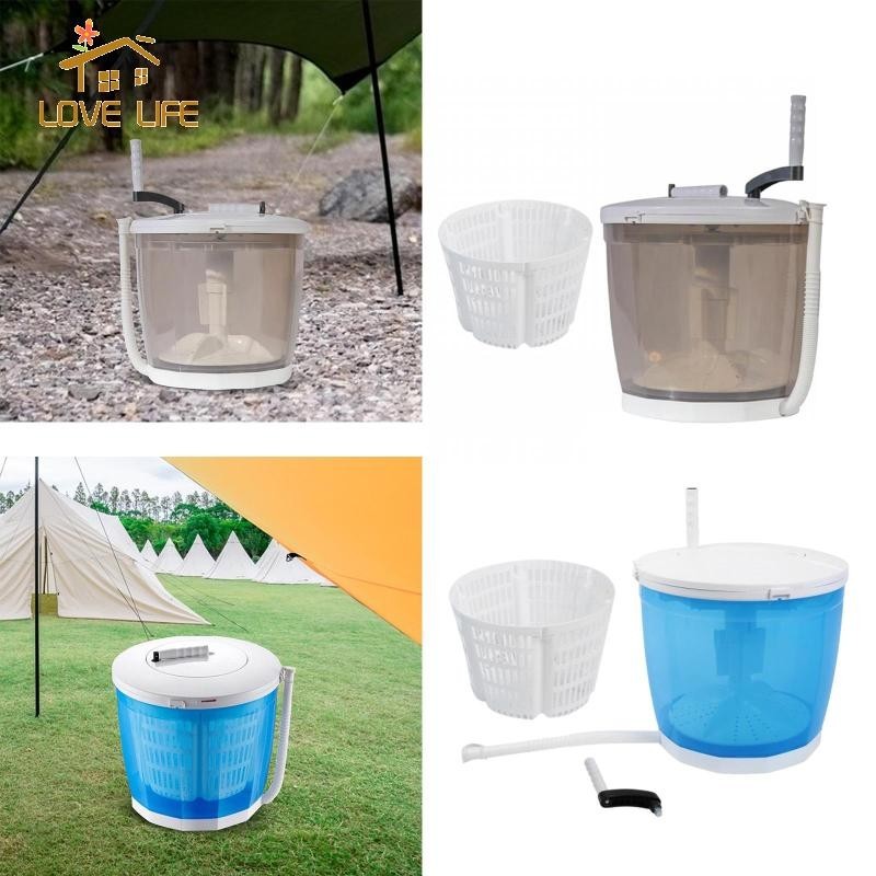 [Whfashion] Portable Hand Cranked Manual Clothes Non Electric Washing ...