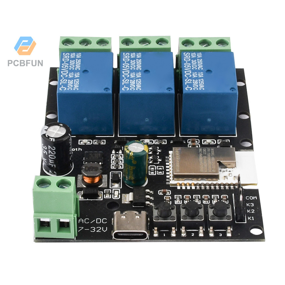 Pcbfun AC/DC 7V~32V WiFi Wireless Smart Switch Relay Module for Mijia ...