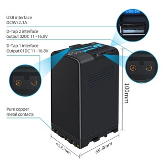 RQBP-U100 Batteries for Sony camera EX260 EX280 Z280 FS5 7 FX6 Z190 ...