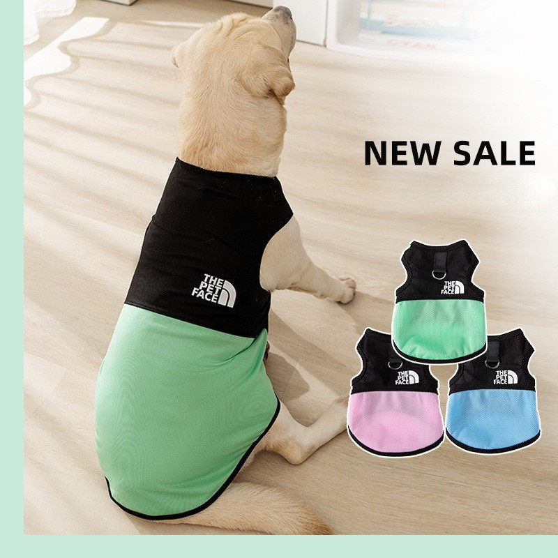 Big Dog Clothes Summer Breathable Vest Golden Retriever Labrador Large ...