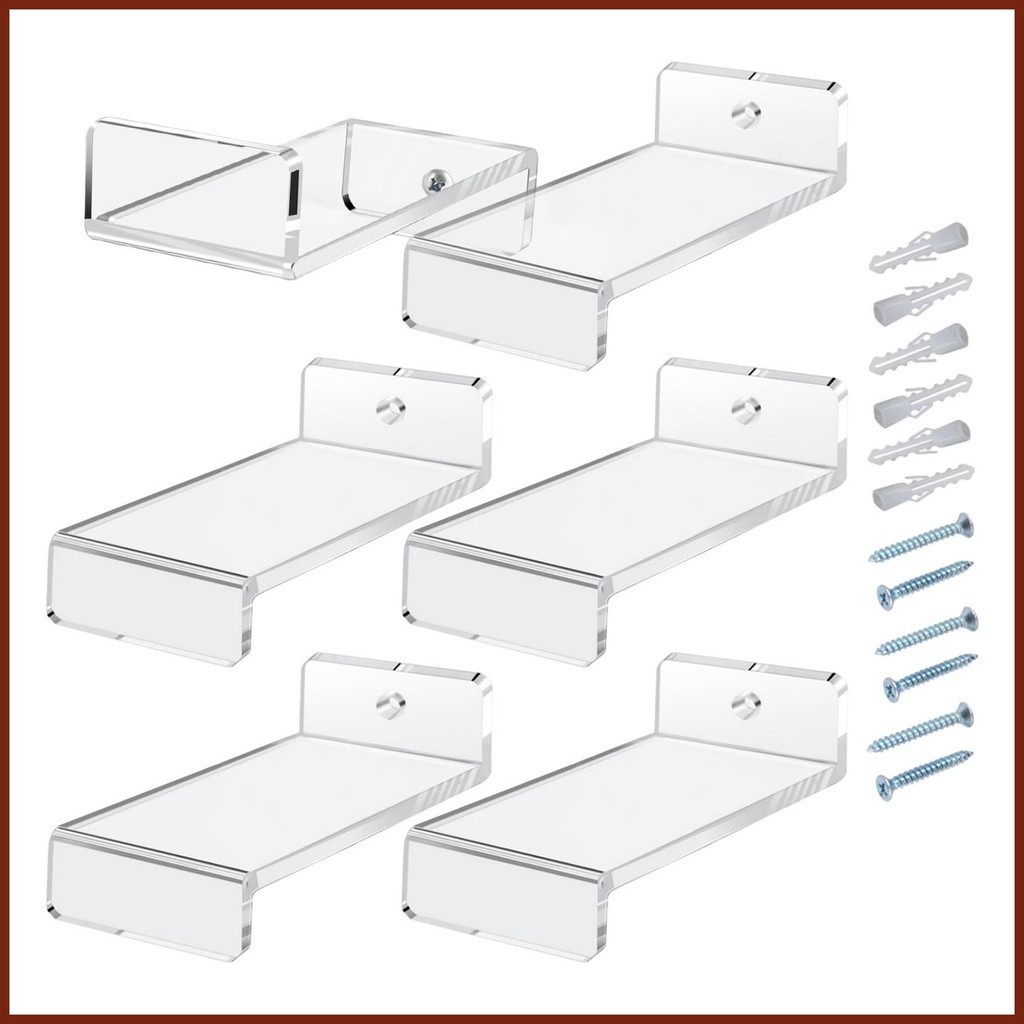 Action Figure Shelf Thick Transparent Acrylic Shelf Multifunctional ...