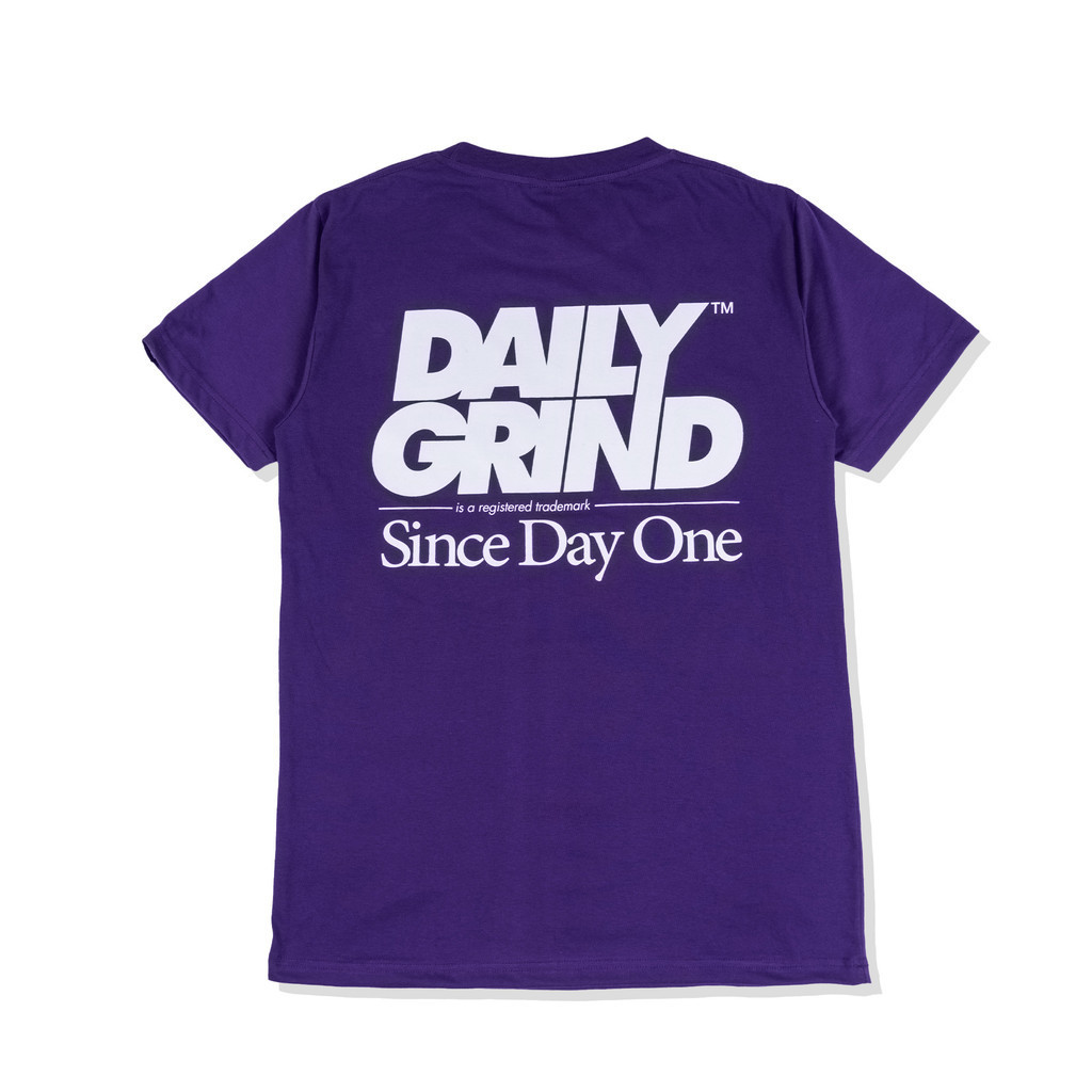 DAILY GRIND CENTRAL TSHIRT PURPLE | Shopee Philippines